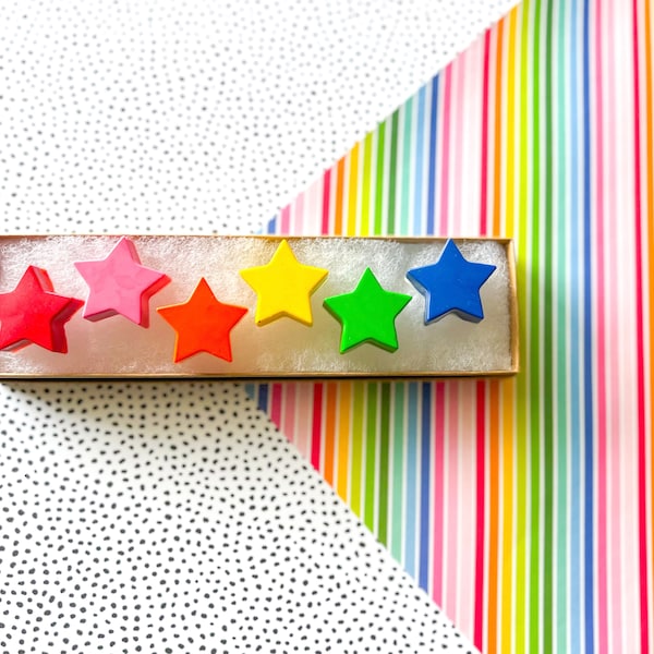 Crayon Stars - Etsy