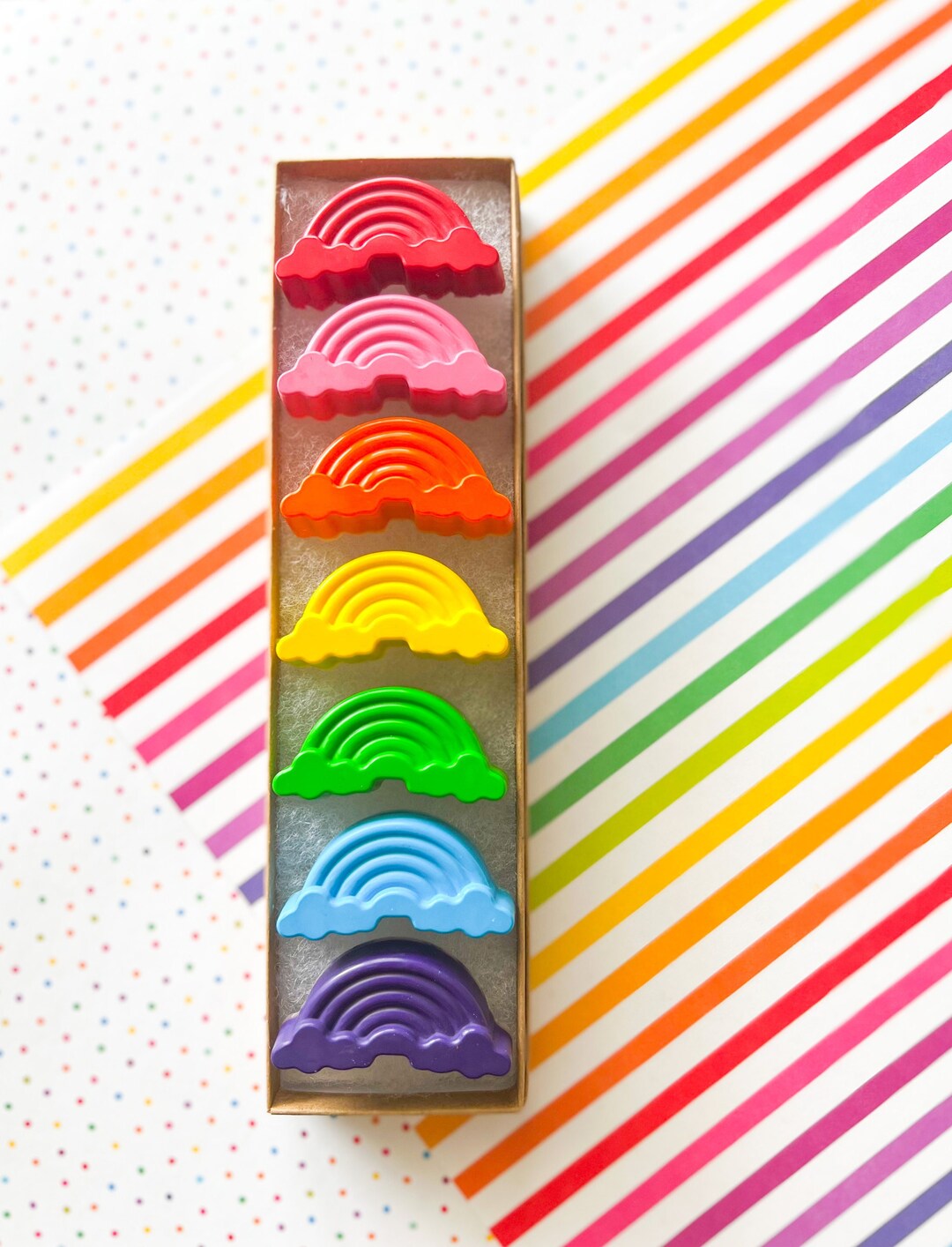 Rainbow Crayons - Etsy