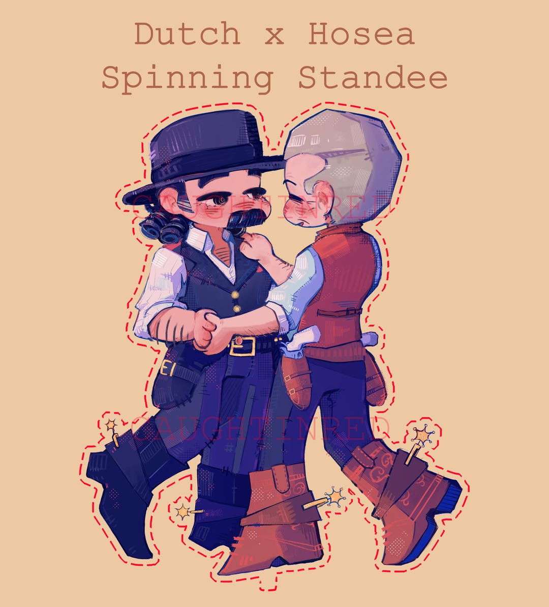 Dutch X Hosea Spinning Standee (RDR2) - Etsy