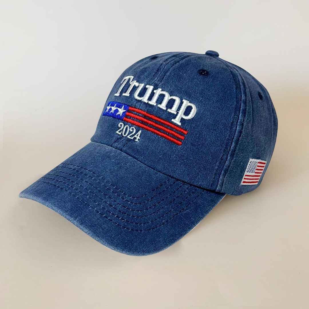 Trump 2024 Embroidered Cap, Embroidered Trump Cap, MAGA Trump Cap ...