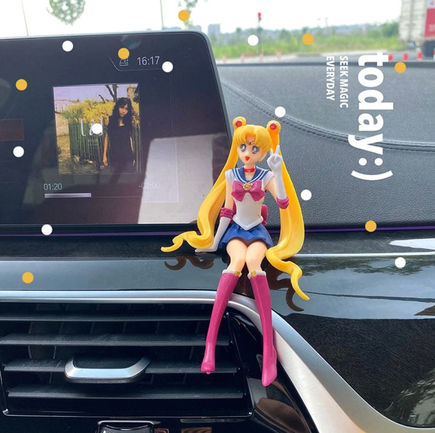 Anime Girl Car Accessory Kit Anime Girl Figure Ornament for - Etsy ...