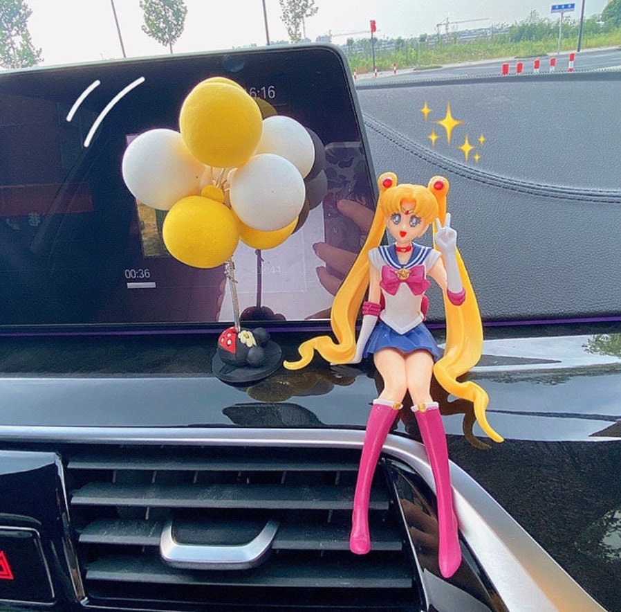 Anime Girl Car Accessory Kit Anime Girl Figure Ornament for - Etsy ...