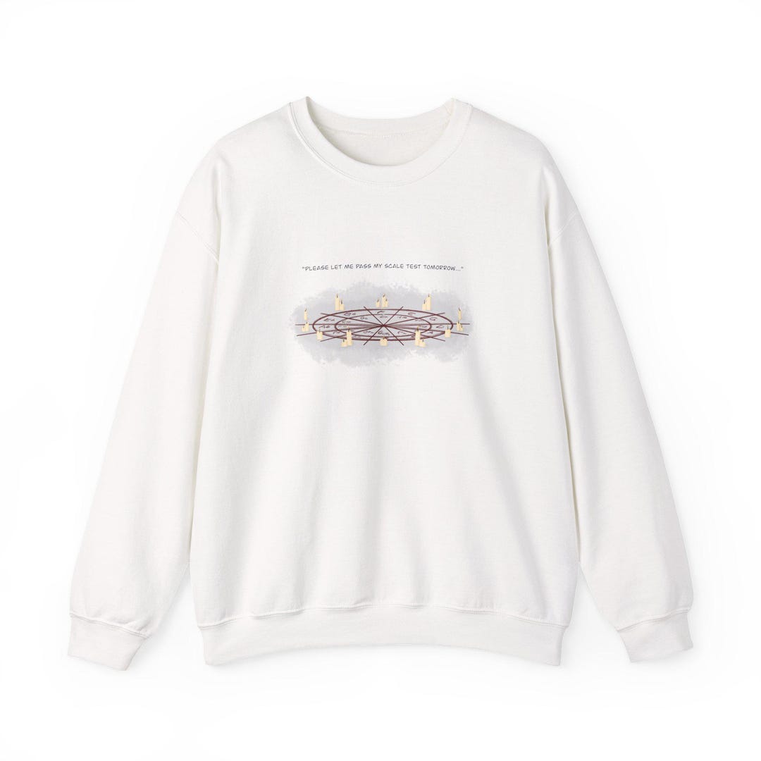 Let Me Pass ...the Circle of Fifths Ritual Unisex Heavy Blend Crewneck ...