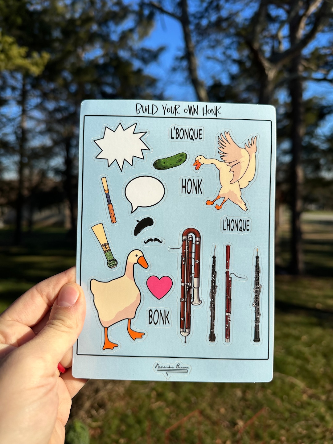 Build Your Own Honk Sticker Sheet - Etsy