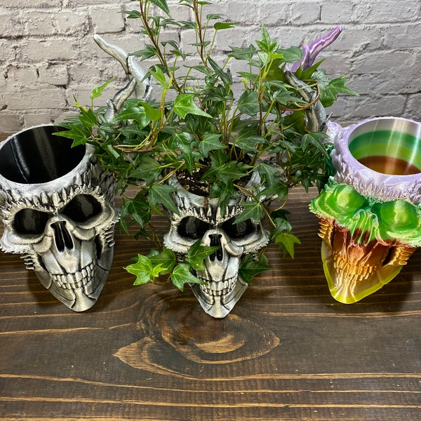 Skeleton Planter - Etsy