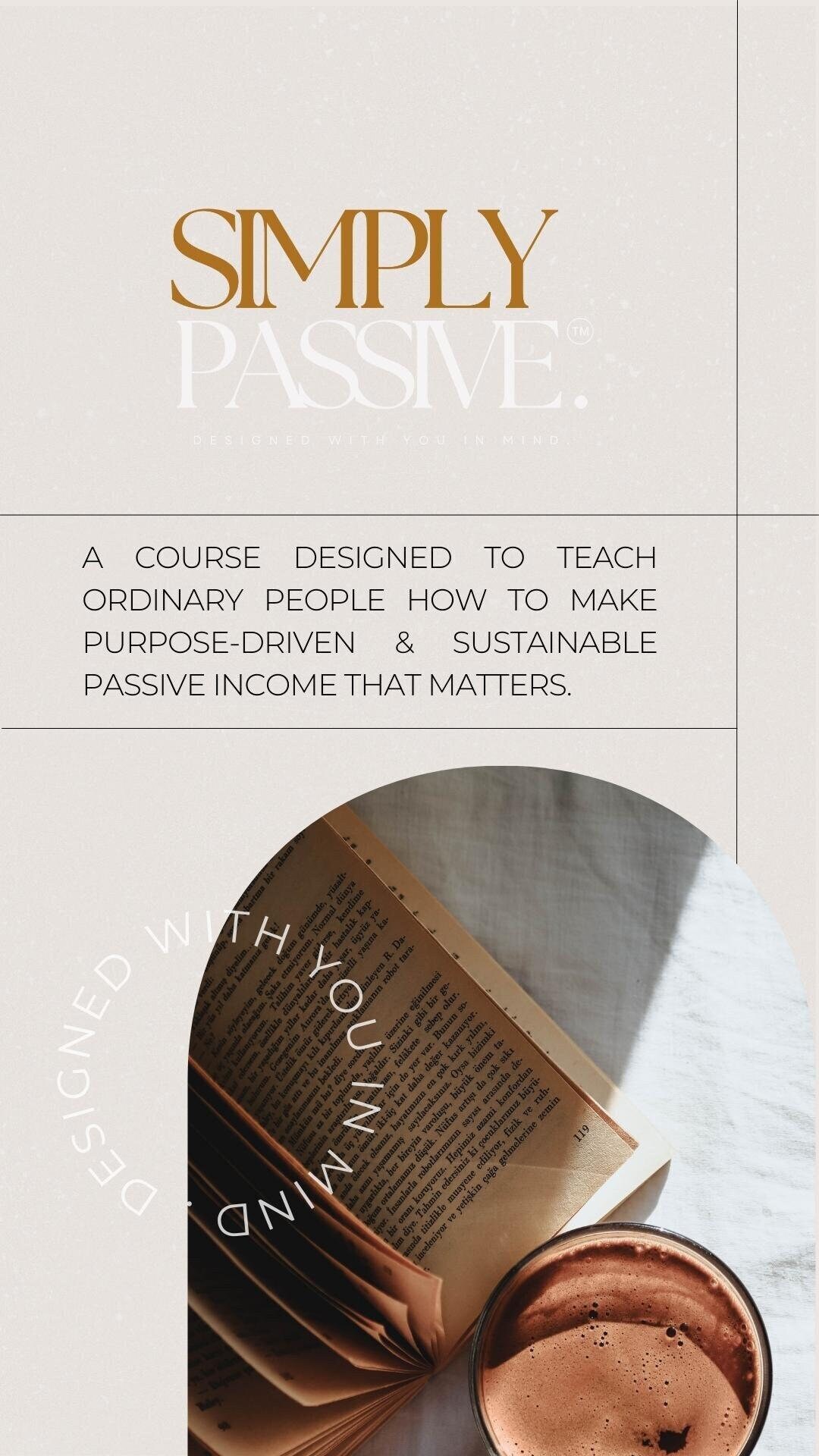 Simply Passive W/ MRR - Etsy