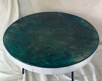 Coffee Table, Epoxy Resin Inlay - Etsy