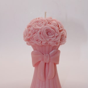 Flower Bouquet Candle - Gifts for Her - Valentines Day Gifts - Flower ...