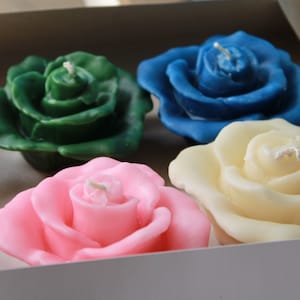 Flower Floating Candles | Floating Candles | Colorful, Pack of 8 ...