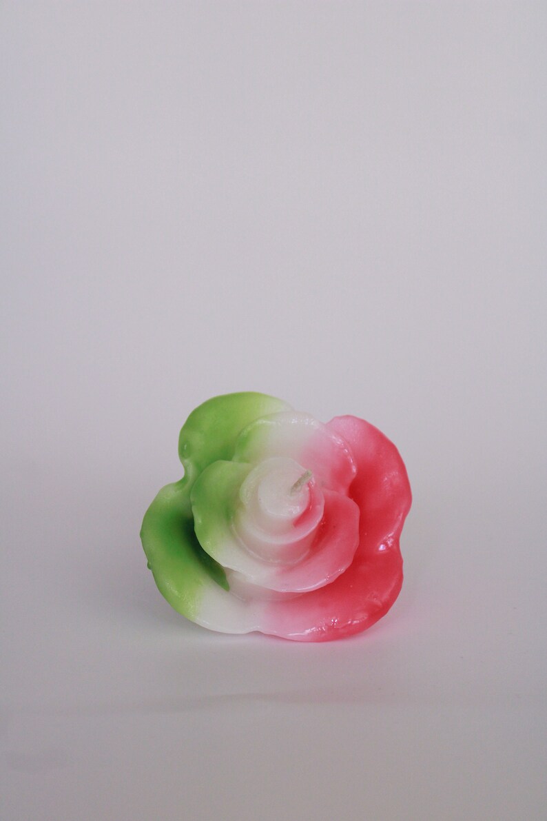 Tri-colored Floral Floating Candles | Wedding Spa Decor, Pack of 8 - Etsy
