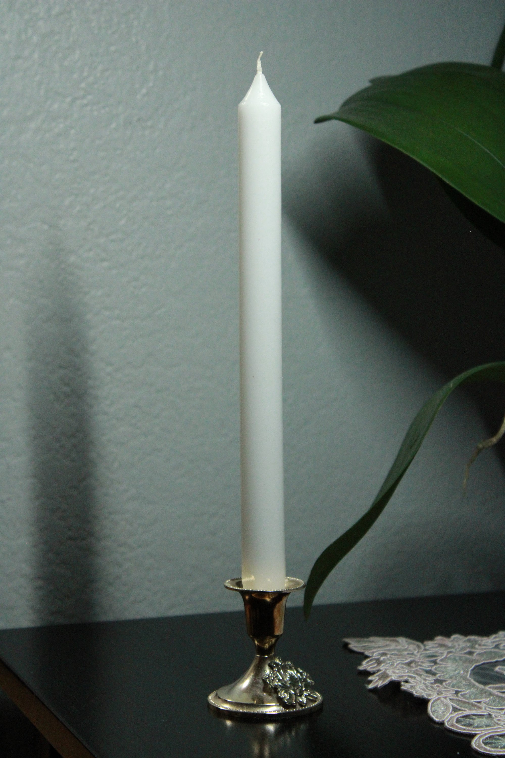 Tall White Taper Candles Classic White Candle 10 Inches - Etsy