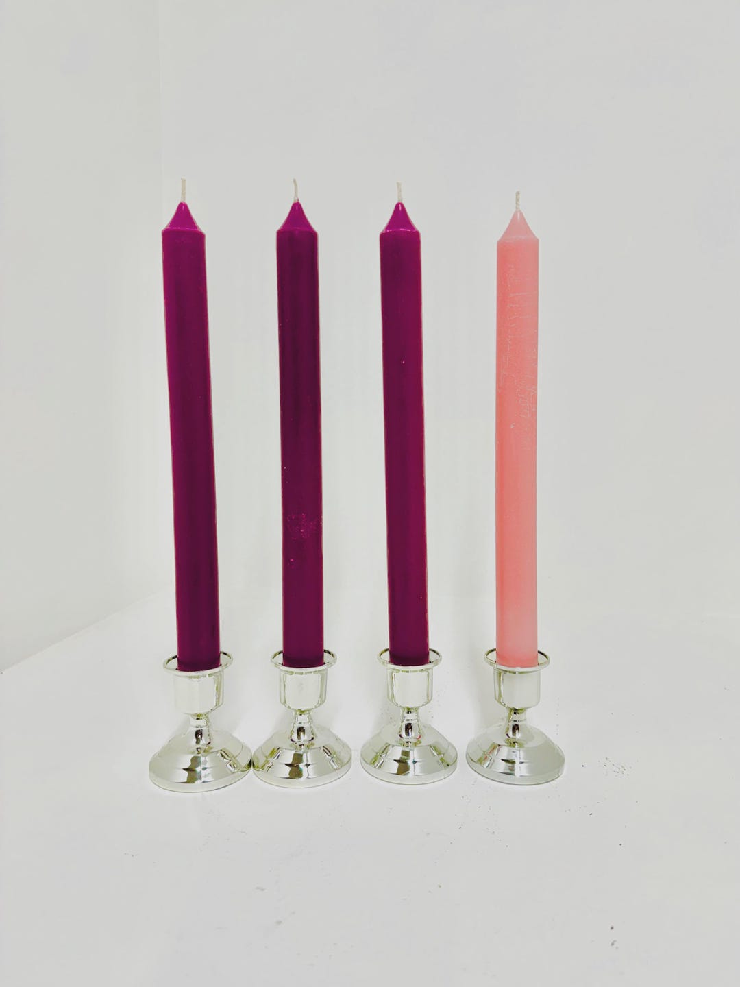 Advent Candles, Christmas/ Hand Poured Set of 4 / Christmas Gift ...