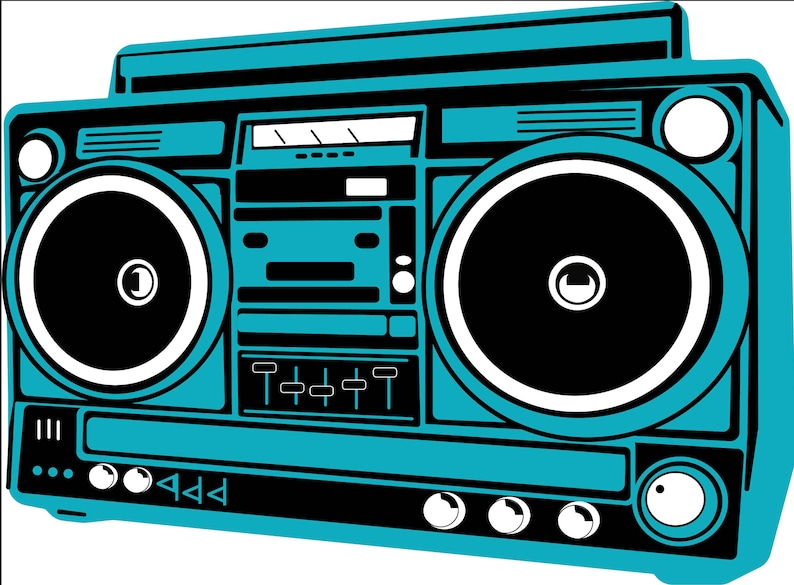 Boombox Graphic - Etsy