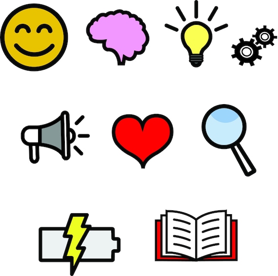 Random Learning Symbols - Etsy