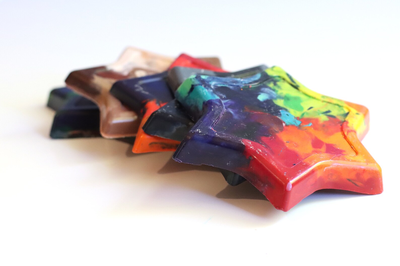 Multi-color Star Crayon | Custom Upcycled Arts & Crafts Supplies for ...