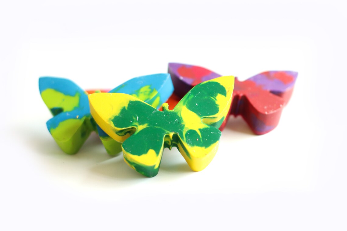 Butterfly Crayons Unique Custom Crayons for Kids - Etsy