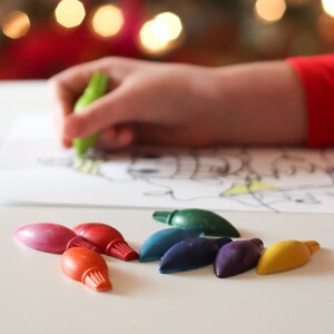 Christmas Light Crayons | Stocking Stuffers for Kids - Etsy