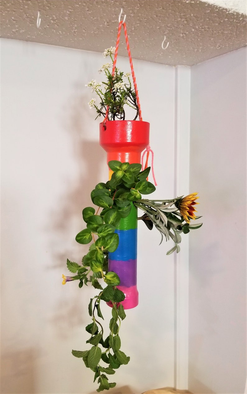 Rainbow, Pipe Planter, Herb Planter, Pride Planter, LGBTQ, Fresh Herbs ...