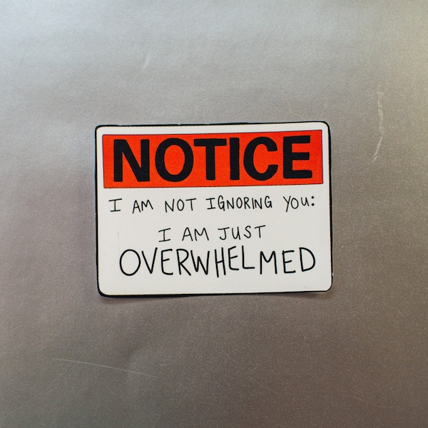 Funny Notice Sticker - Etsy