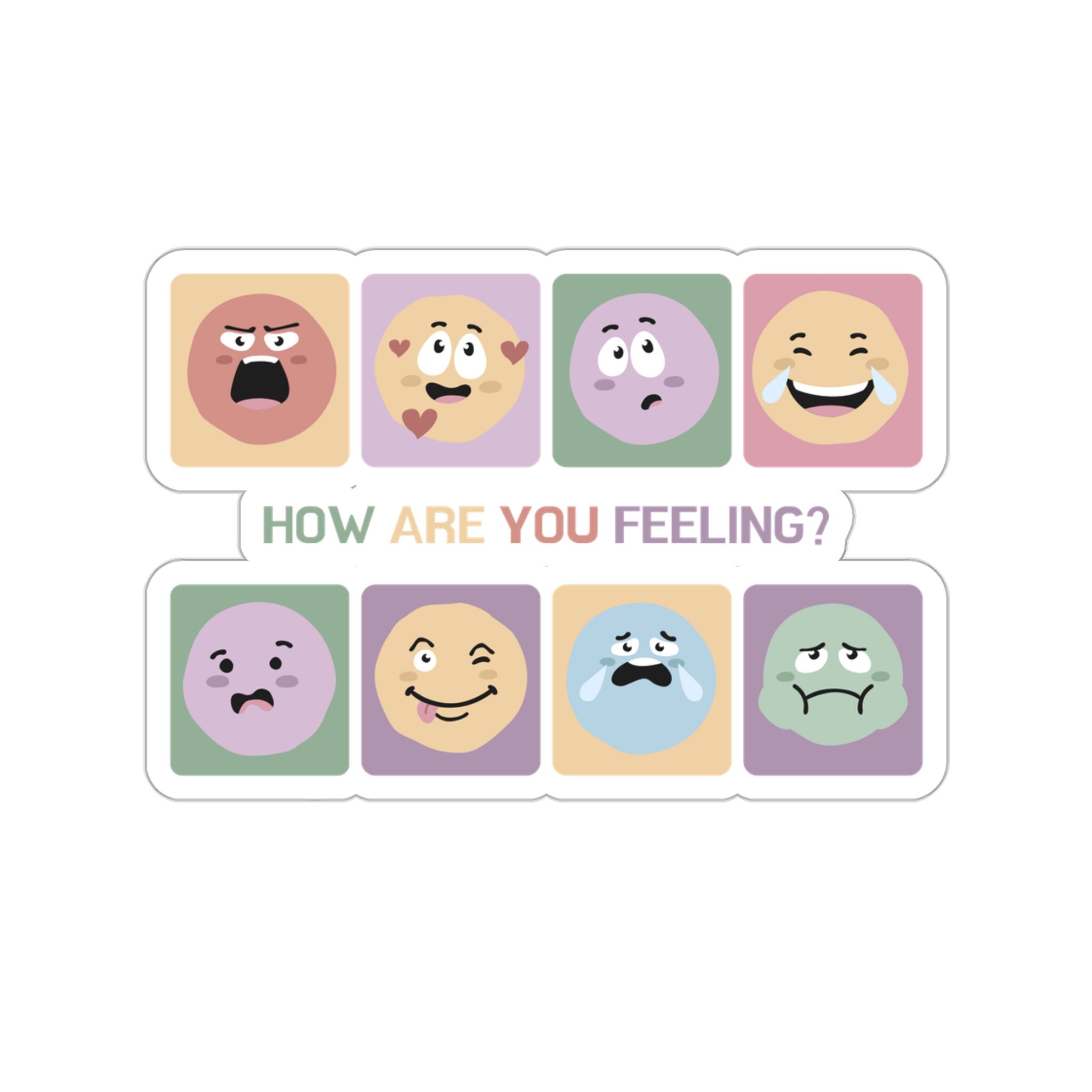 Feelings Sticker - Etsy