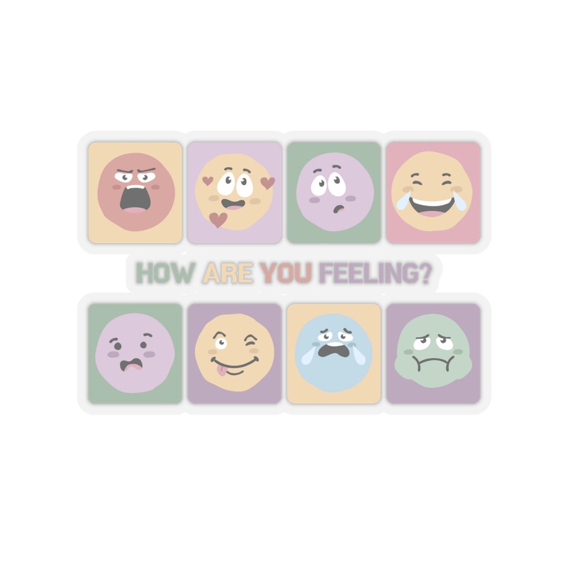 Feelings Sticker - Etsy