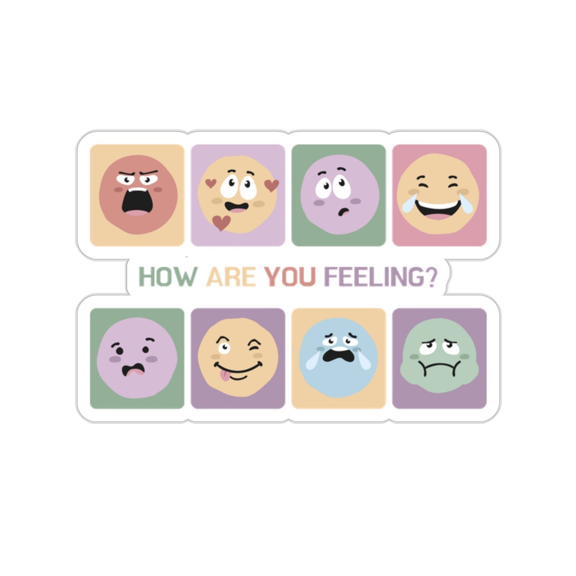 Feelings Sticker - Etsy