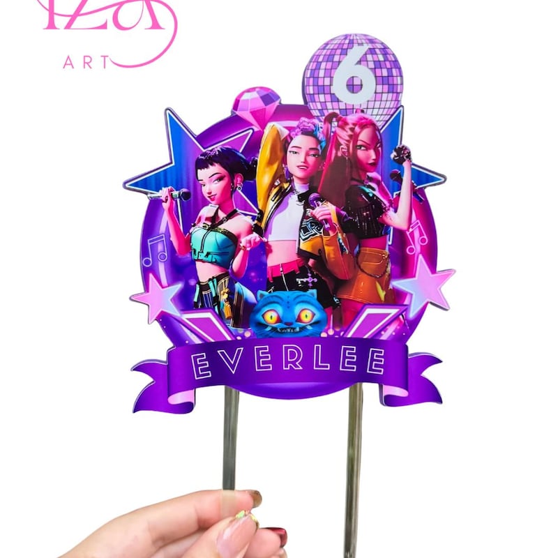 Huntrix Birthday Cake - Etsy