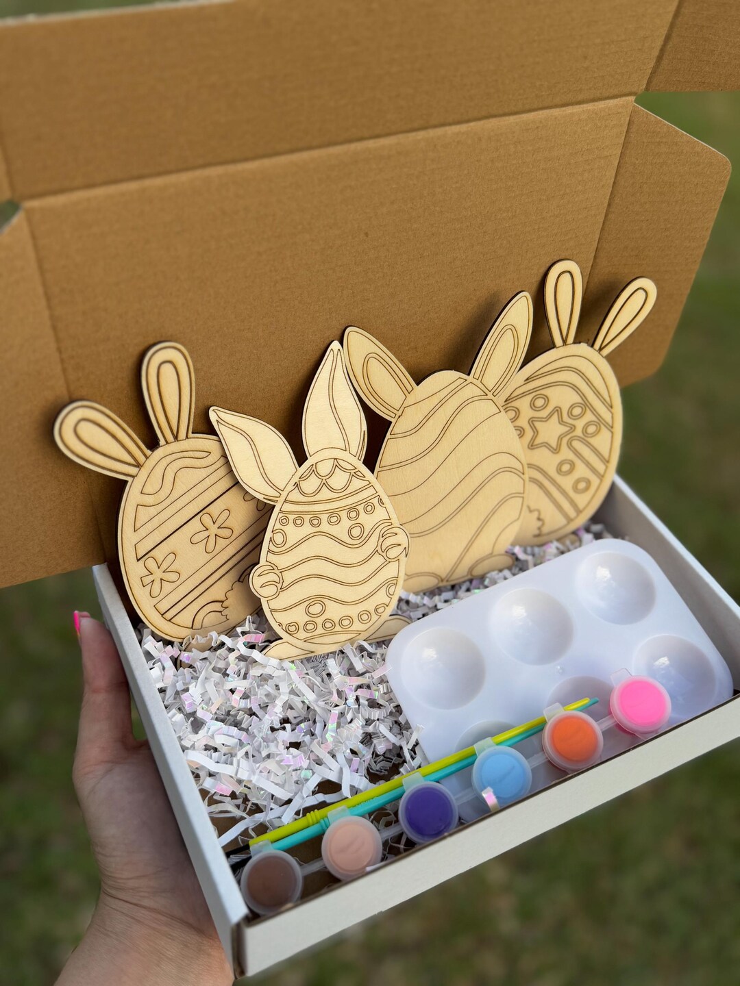 Easter Activity Box for Paint - Etsy