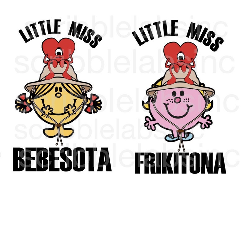 Little Miss Bebesota SVG / Little Miss Frikitona SVG / Little Miss Bad ...