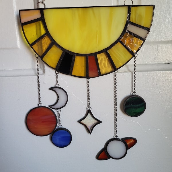 Stained Glass Planet - Etsy