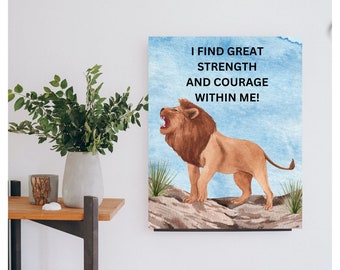 Positive Affirmation, Motivational Quotes, Digital Wall Art Print, Its ...