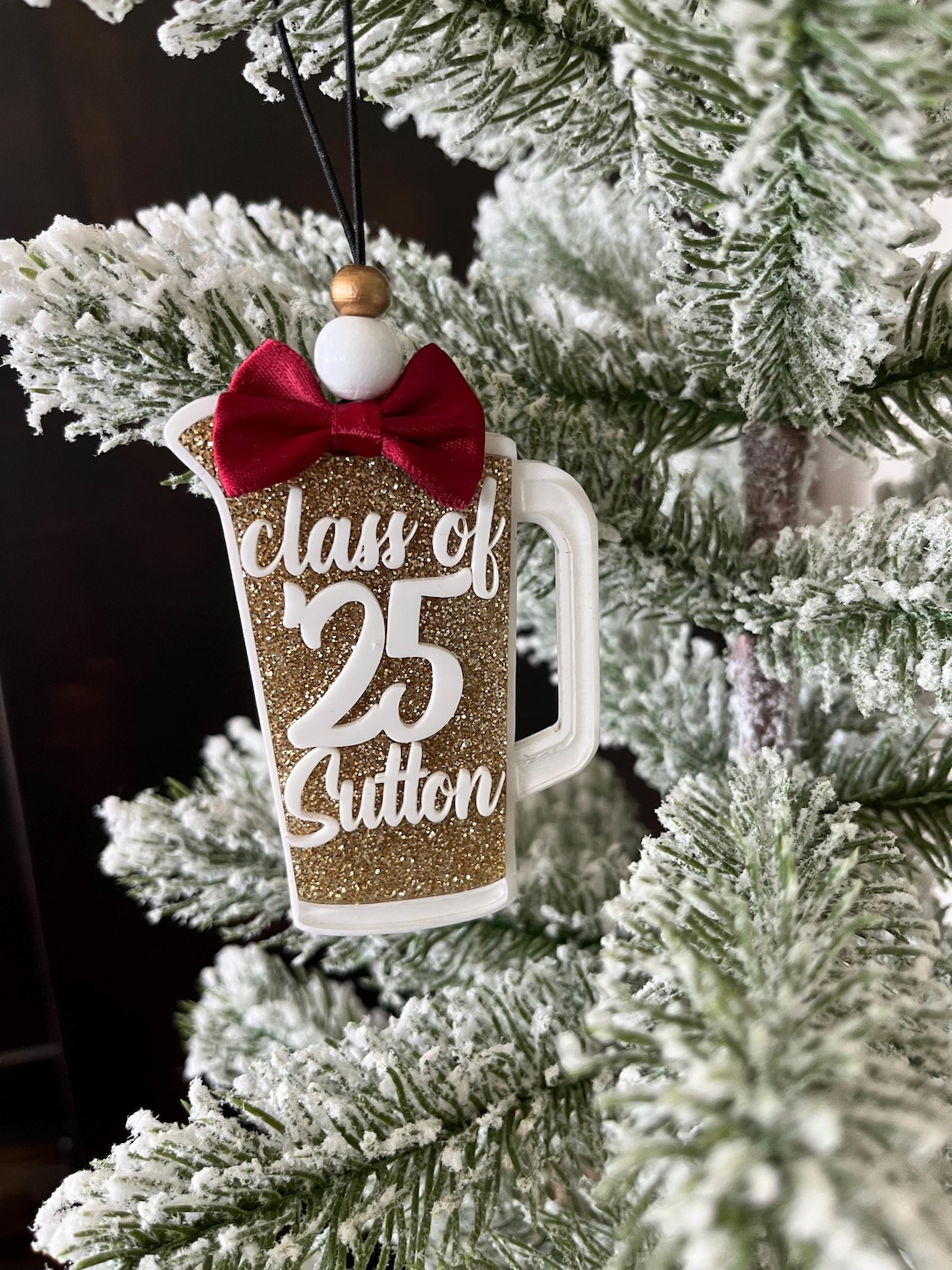 Ring Dunk Pitcher Car Charm and Christmas Ornament- Class of ‘24, ‘25 ...