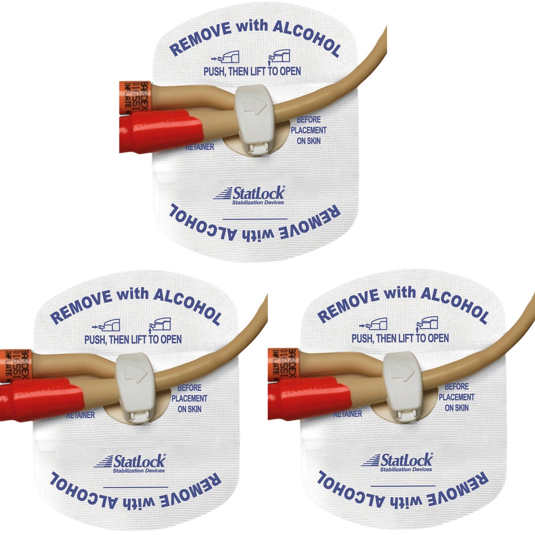 Foley Stabilization Device Statlock Sterile, Tricot Anchor Pad, Adult ...