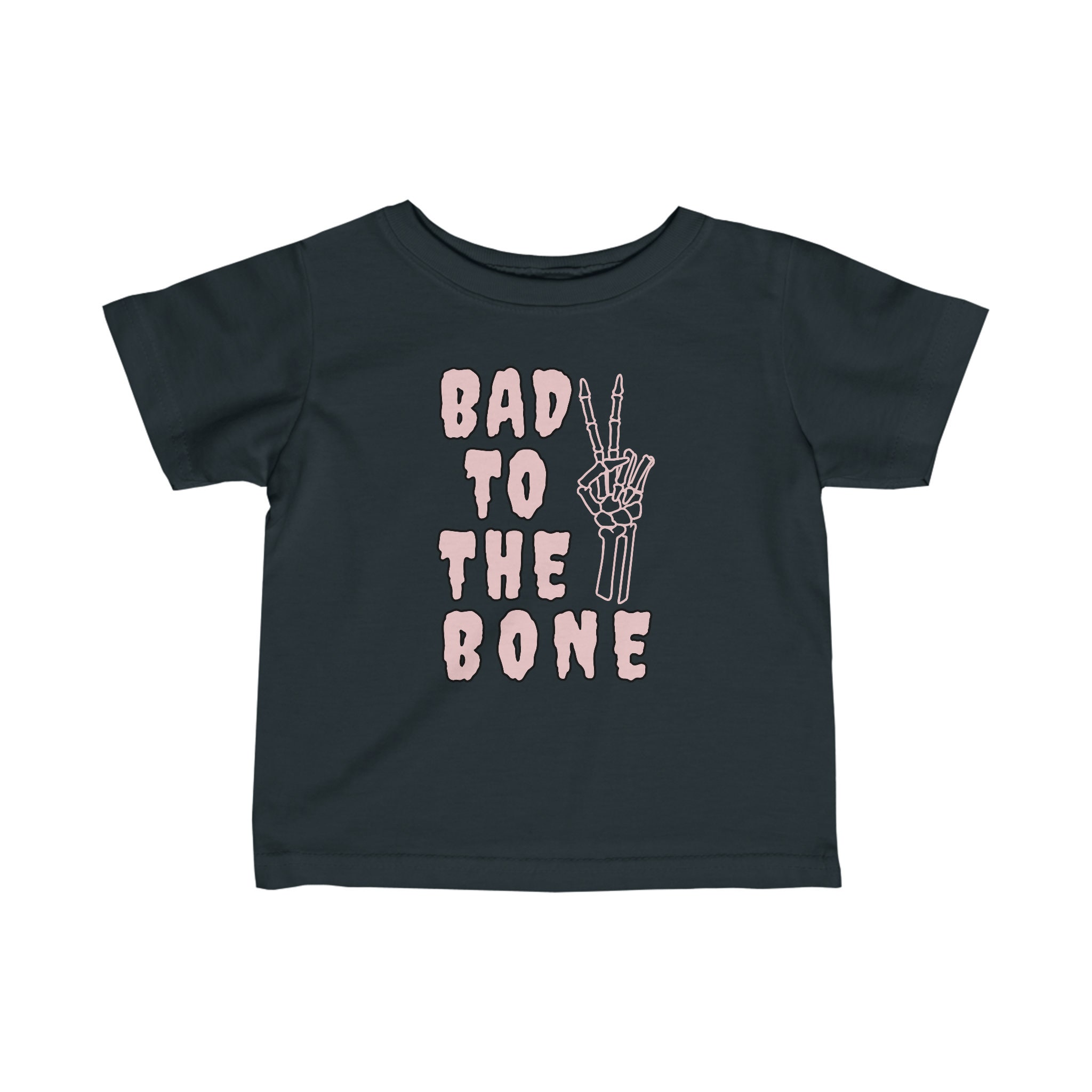 Bad to the Bone Baby and Toddler Shirt Halloween Tee for - Etsy