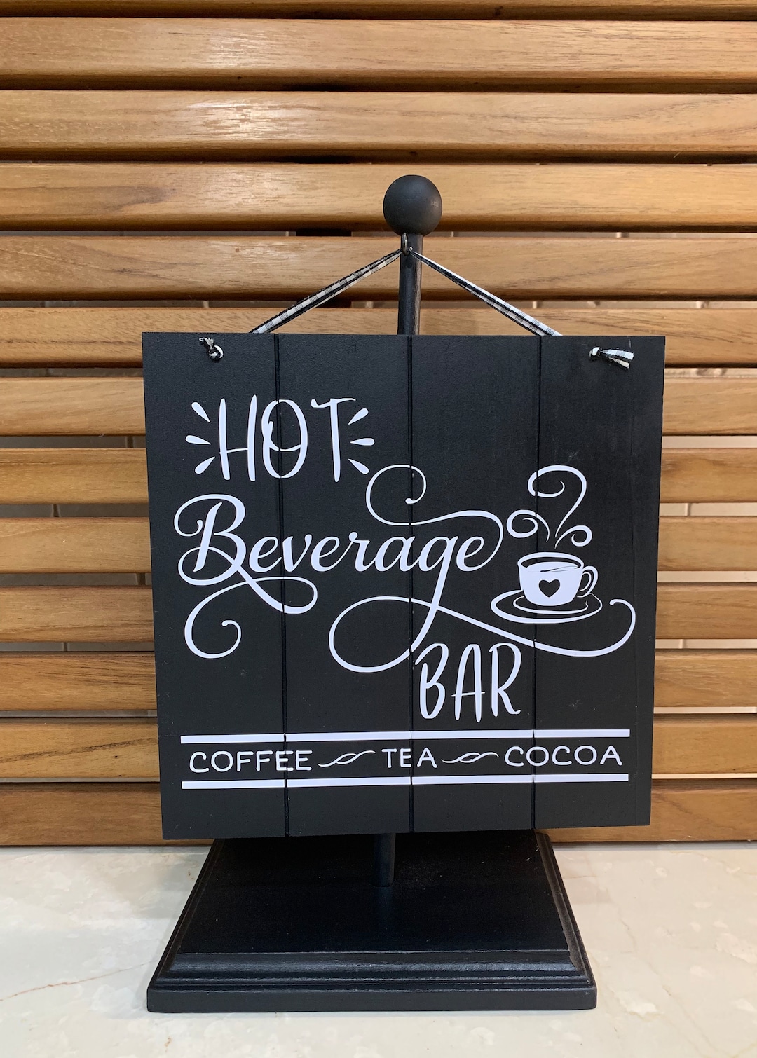Sign With Hanging Stand for Coffee Bar Kitchen Decor Coffee - Etsy