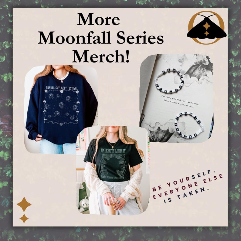 When the Moon Hatched Sarah A. Parker Romantasy Dragon Bookish Bookstagram Gift for Book Lover ...