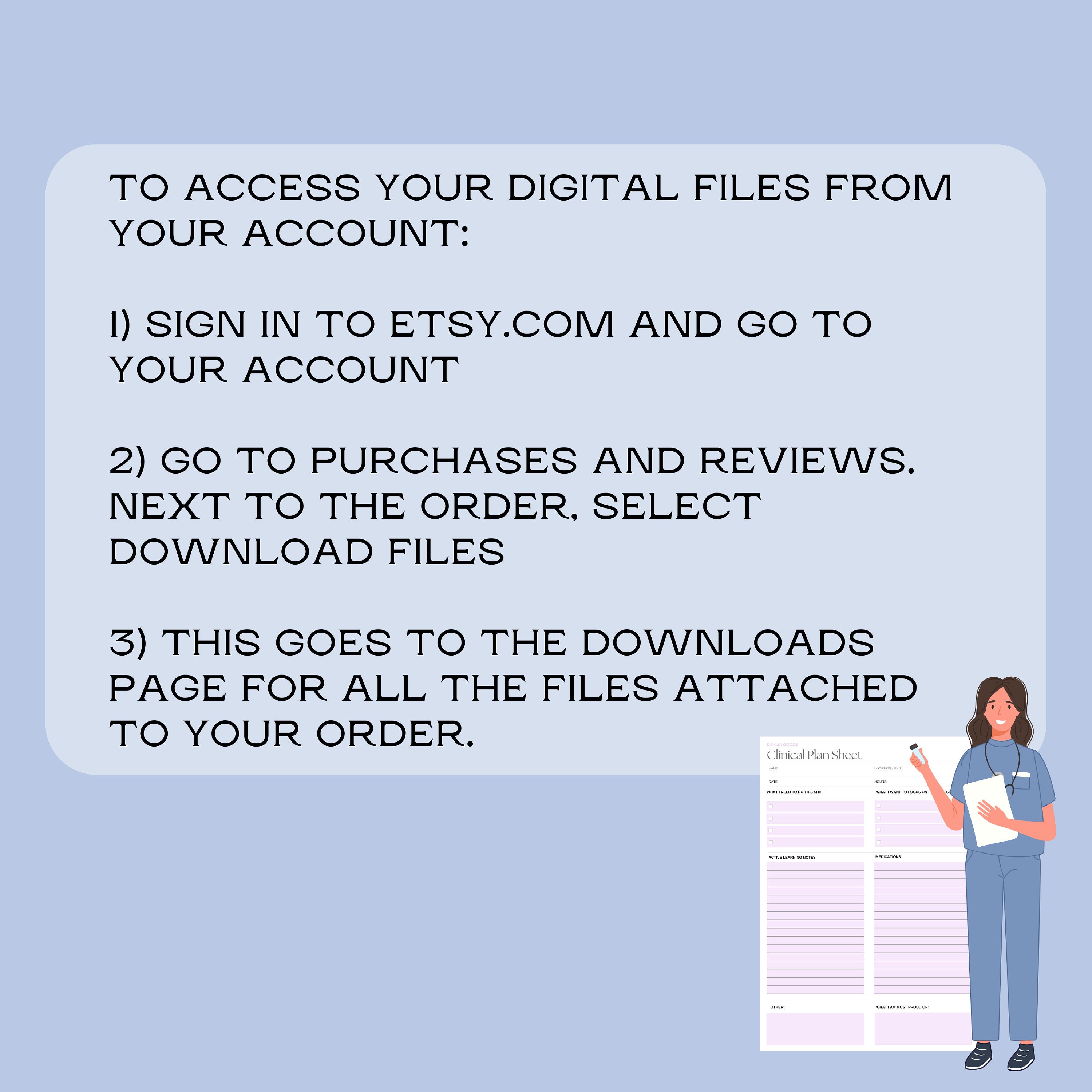 Clinical Planner Sheet | Nursing Template | ICU/OB/MEDSURG Clinical ...