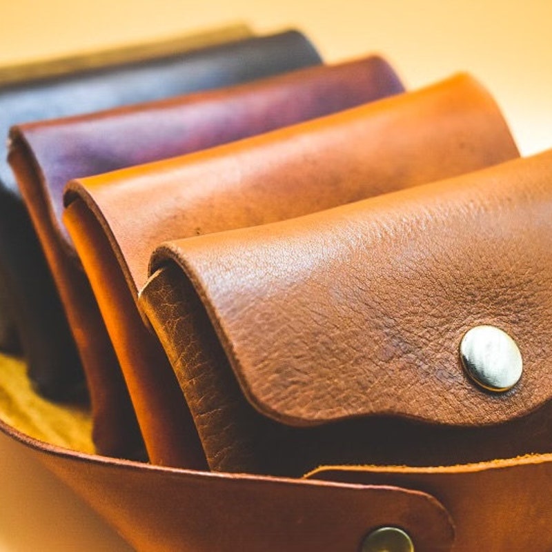 Leather Coin Pouch - Etsy