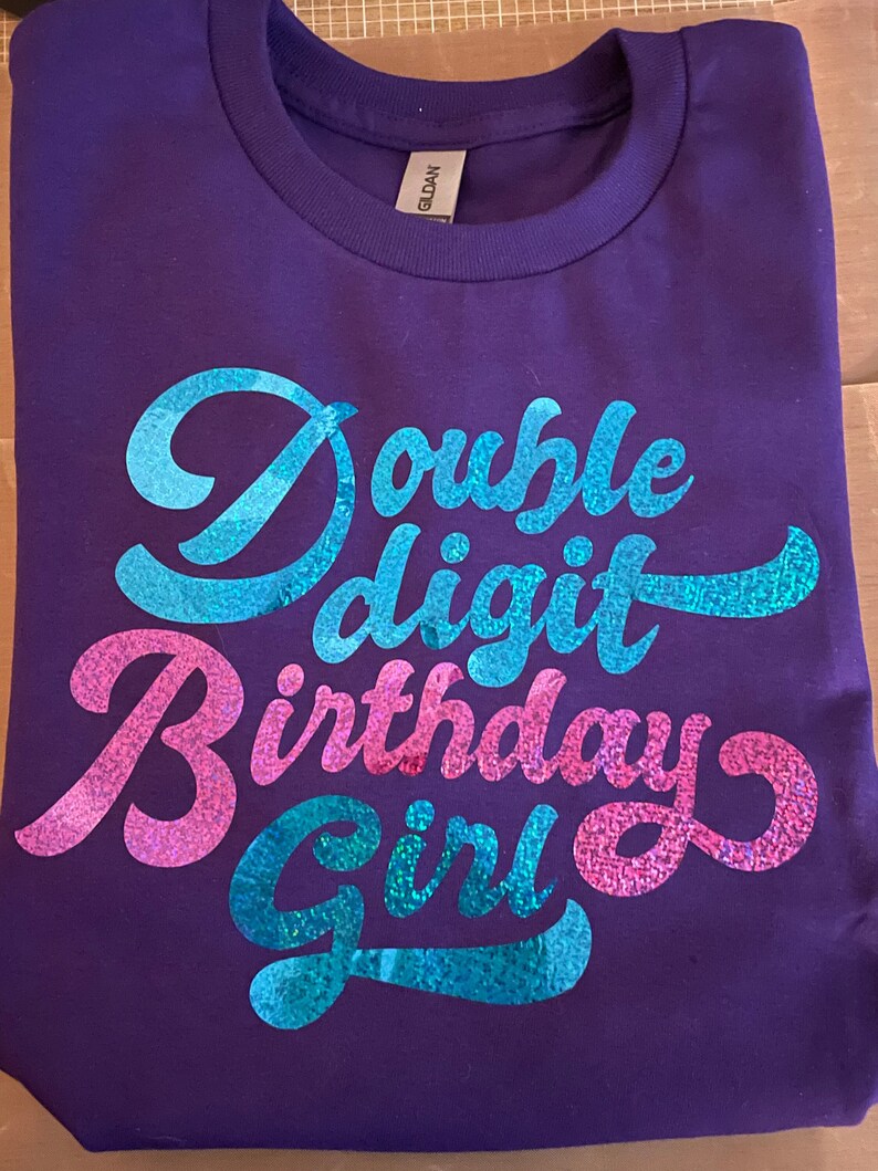 Double Digits Birthday Girl - Etsy