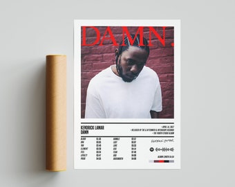 Damn Album Cover Poster - Etsy