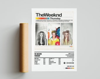 Thursday the Weeknd Poster - Etsy
