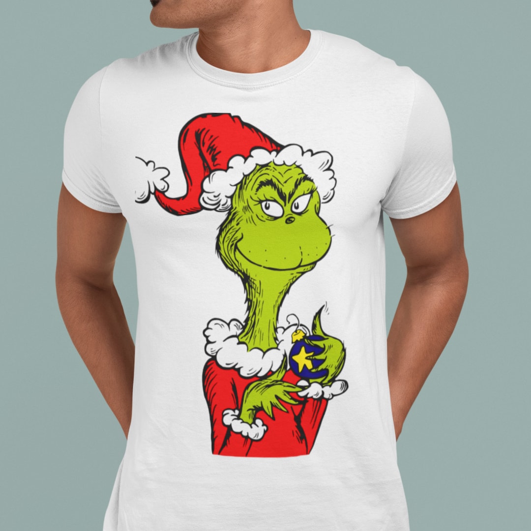 The Grinch Face Christamas Shirt,dr. Seuss the Grinch Christmas T-shirt ...