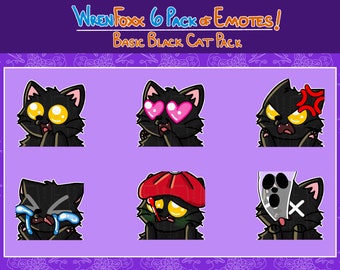 Twitch Emotes 6 Cute Fox Emotes for Twitch and Discord Basic Pack - Etsy