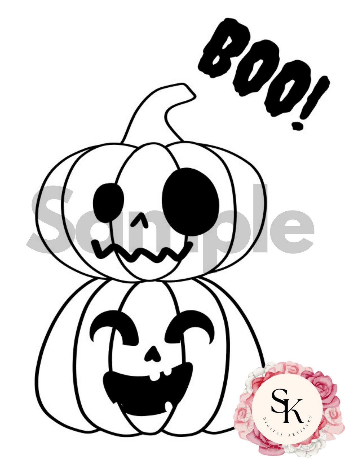 Fall & Halloween Printable Coloring Pages 100+ - Etsy