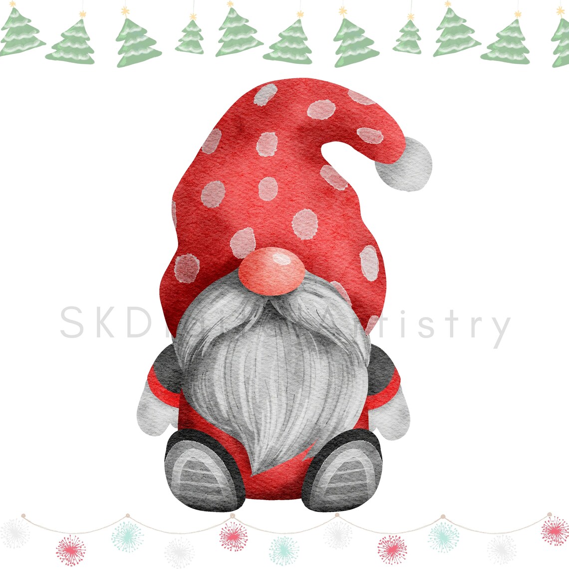 Christmas Gnome Wall Decor, Printable Set of Four - Etsy