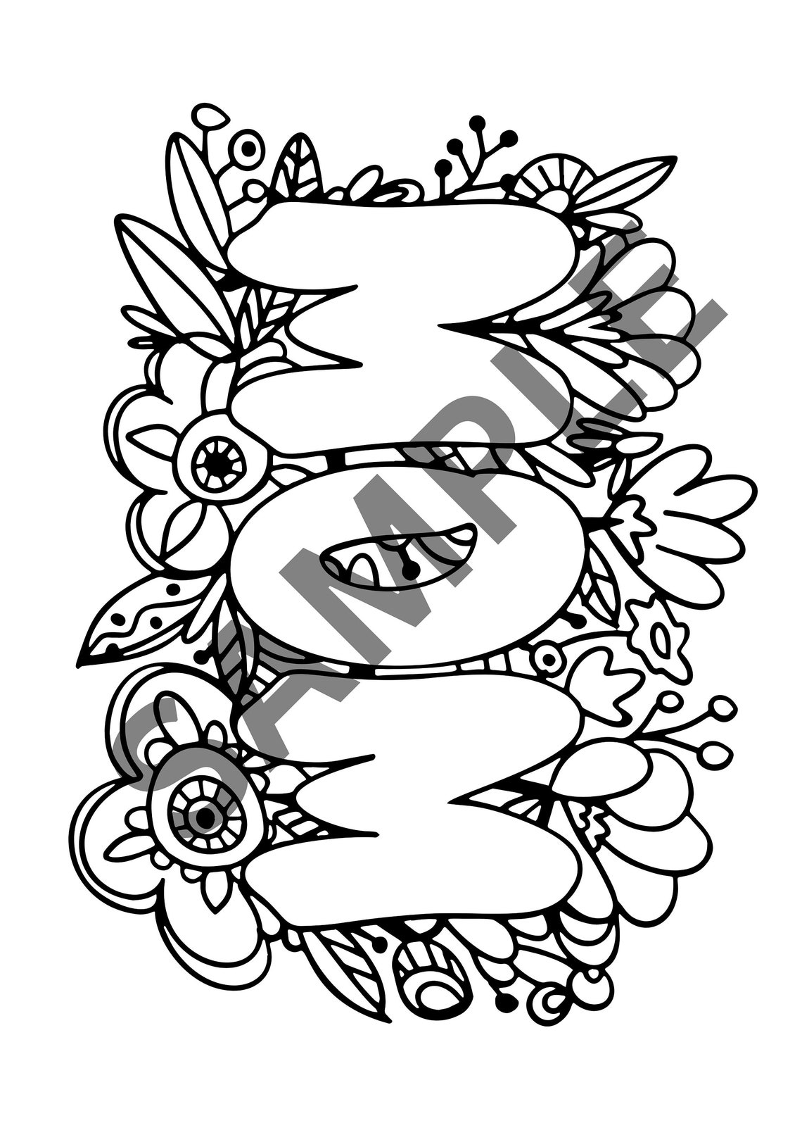 Mothers Day Printable Coloring Pages - Etsy