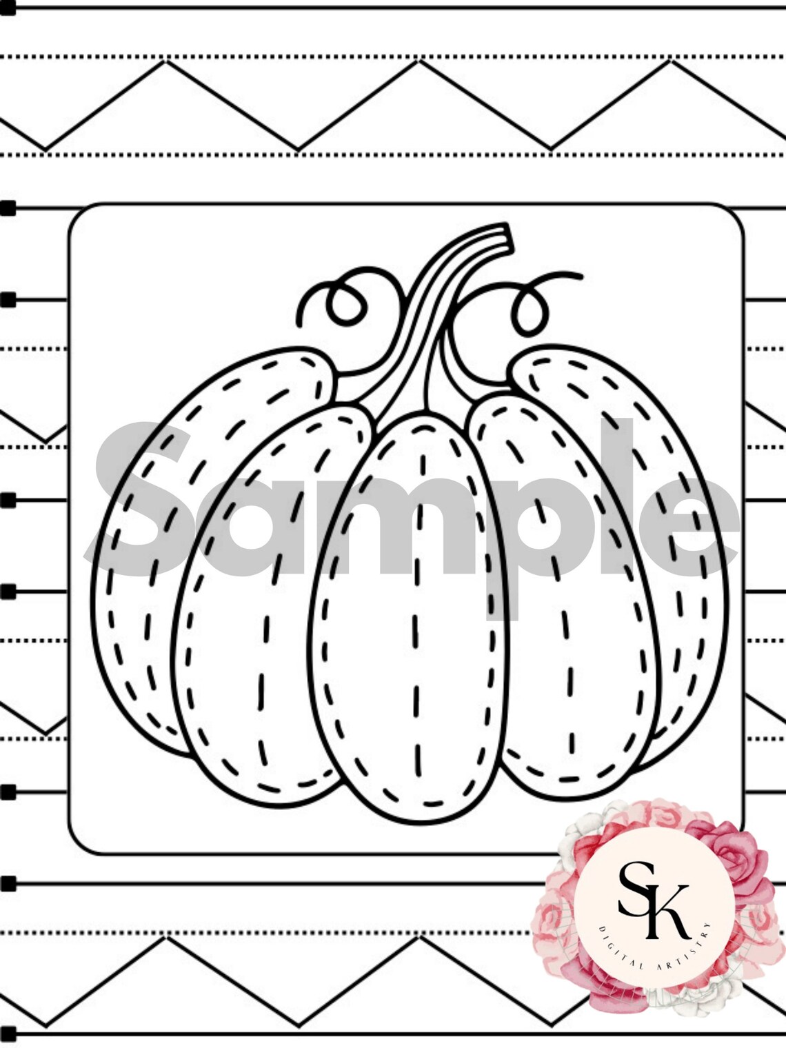 Fall & Halloween Printable Coloring Pages 100 - Etsy