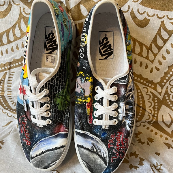 Hand Painted Vans - Etsy