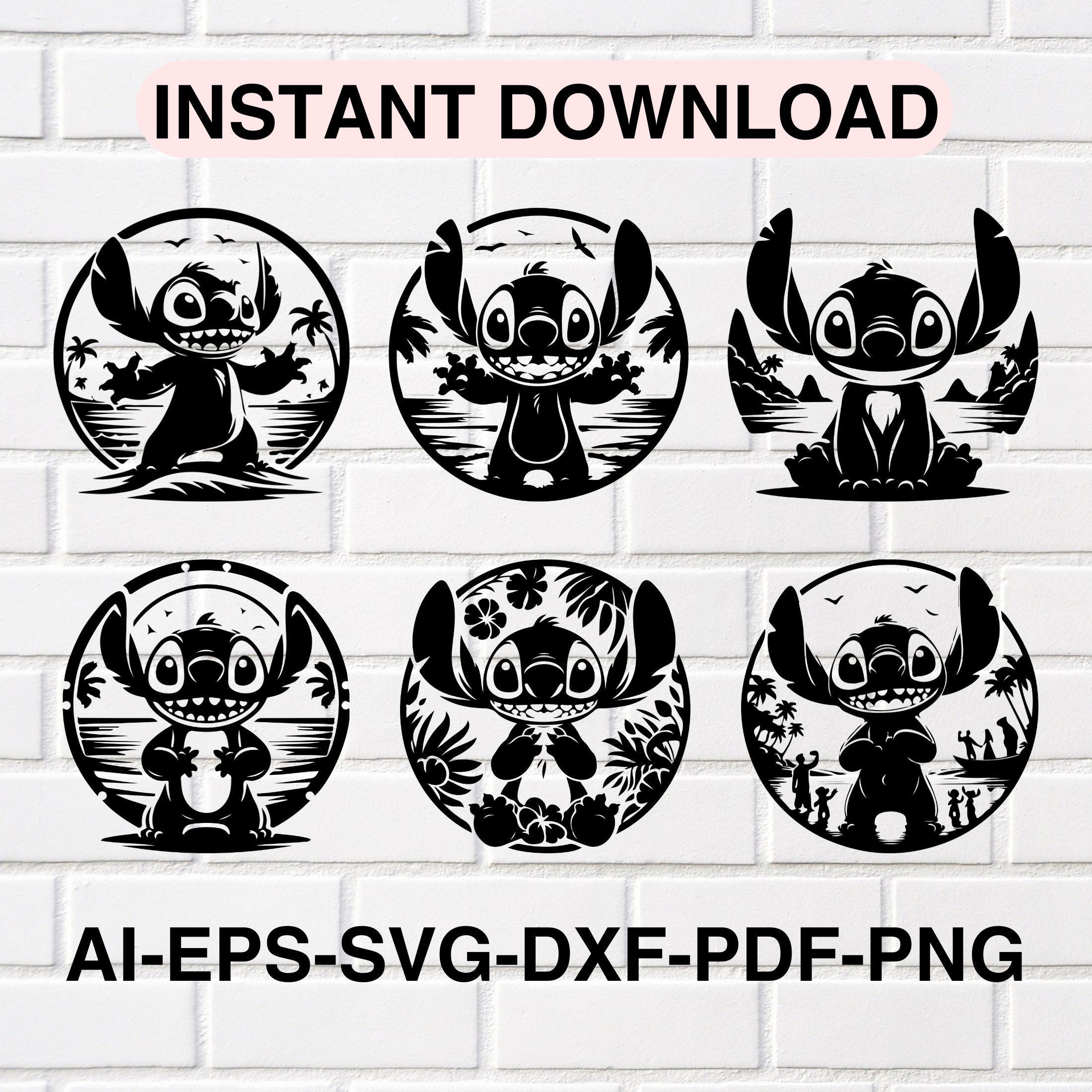 Stitch Svg, Stitch Svg Bundle, Cute Stitch Svg, Stitch Clipart, Png Cut ...