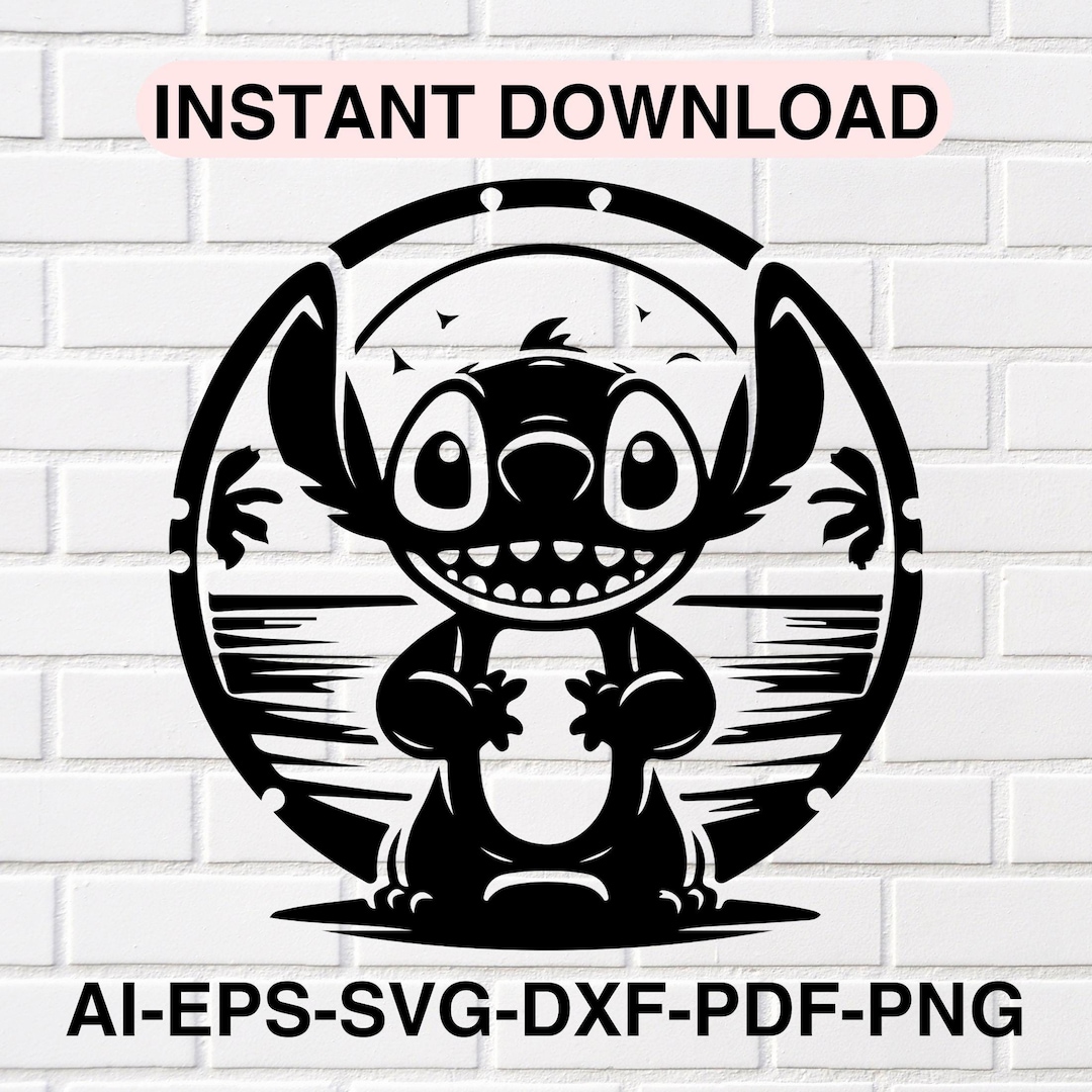 Stitch Svg, Stitch Svg Bundle, Cute Stitch Svg, Stitch Clipart, Png Cut ...